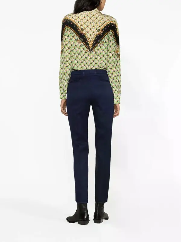 Etro Graphic-print Long-sleeve Shirt