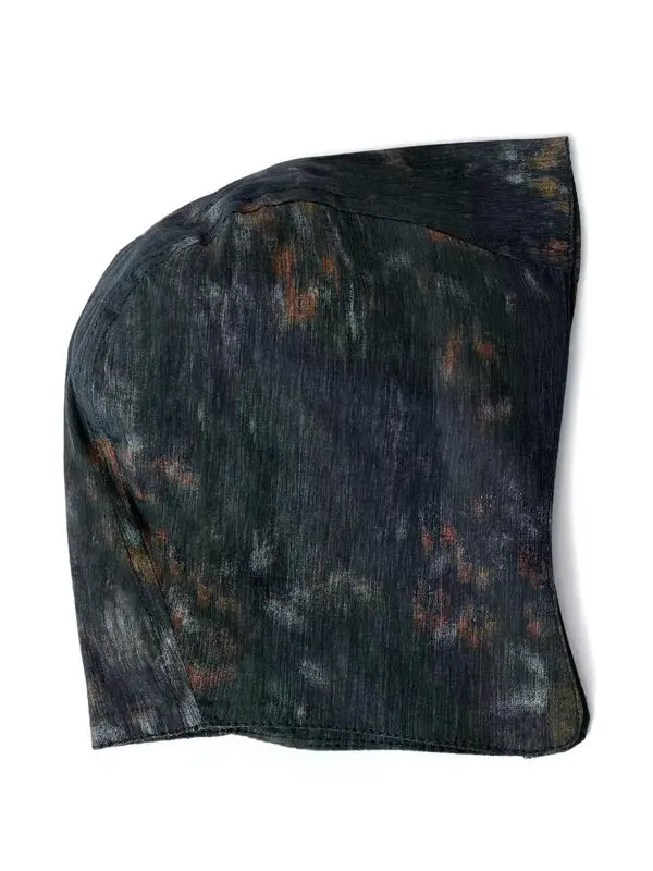 GANNI Printed Logo Bonnet - Grey