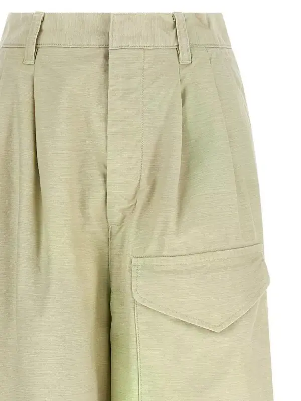 Auralee Panelled Pleated Trousers