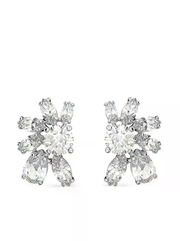 SWAROVSKI Mesmera Crystal Flower Earrings