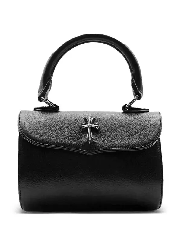 Chrome Hearts Doc Adams Tote Bag With Cross Detail - Black