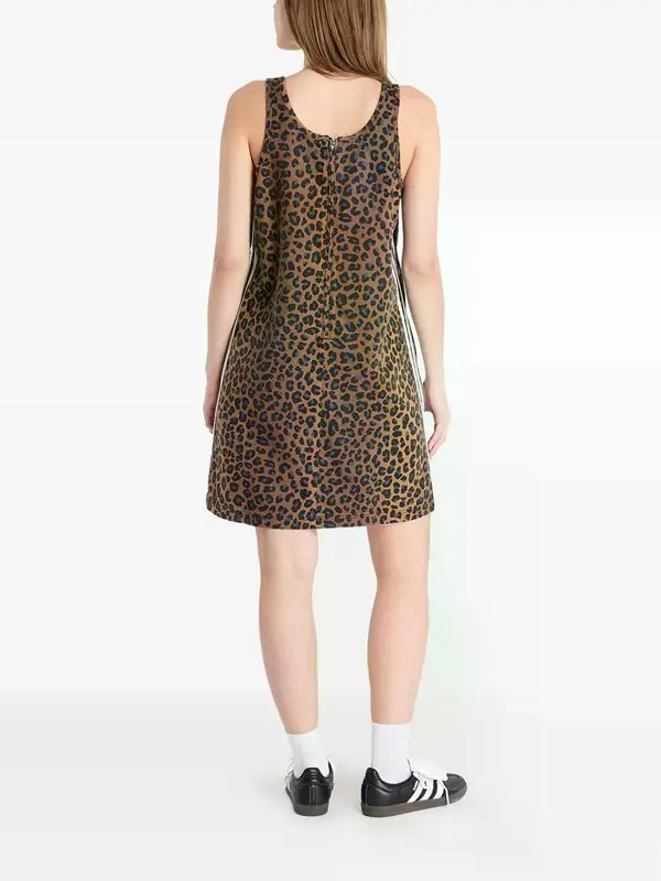 Adidas Leopard-print Mini Dress