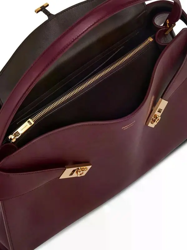 FERRAGAMO Hug Buckle Tote Bag - Red