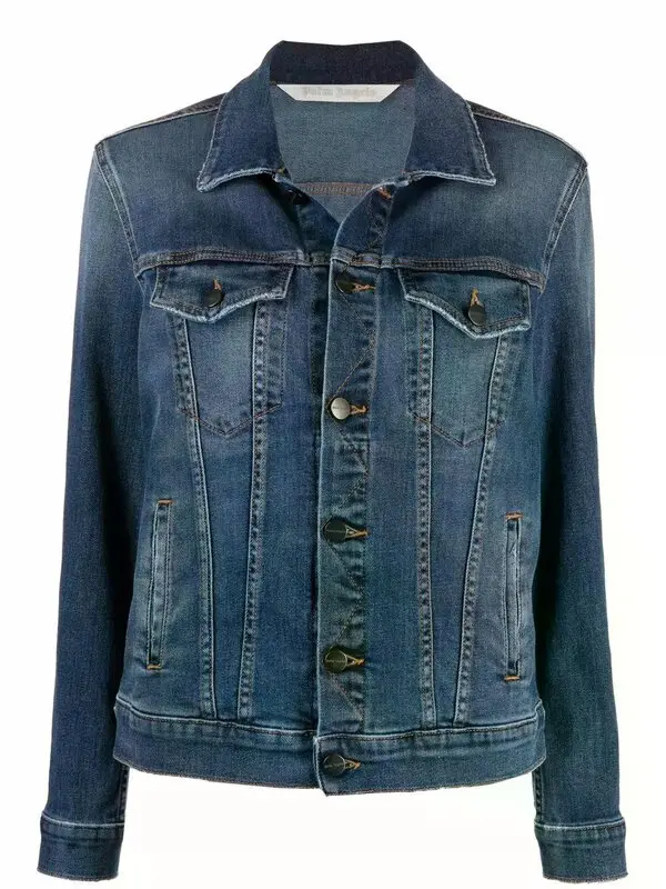 Palm Angels Logo-print Denim Jacket