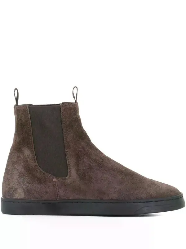 Officine Creative Suede Chelsea Boots - Brown