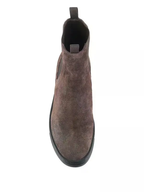 Officine Creative Suede Chelsea Boots - Brown