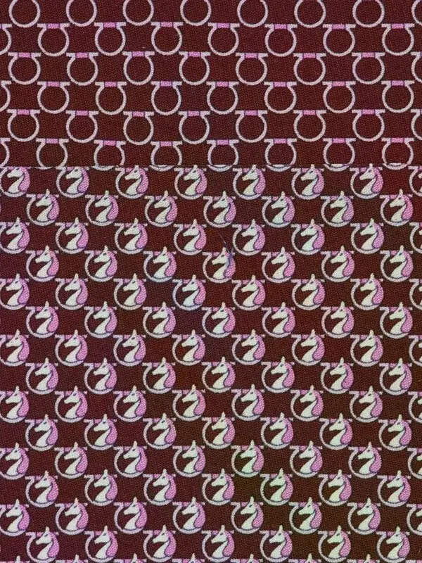FERRAGAMO Gancini Pegasus Print Tie