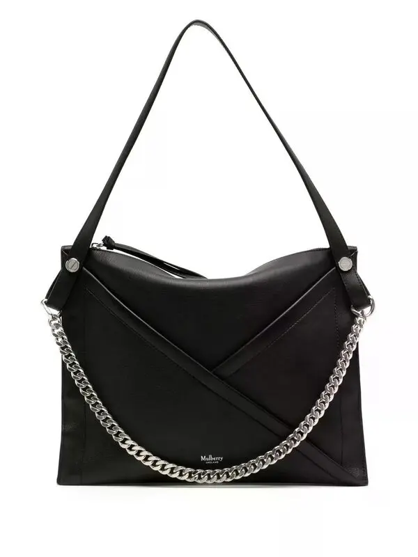 Mulberry Zipped Matte Bag
