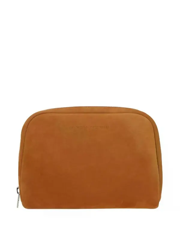 Brunello Cucinelli Logo-lettering Wash Bag