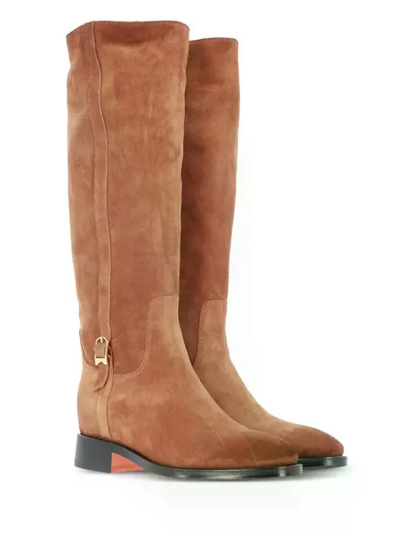 Santoni Buckle Boots