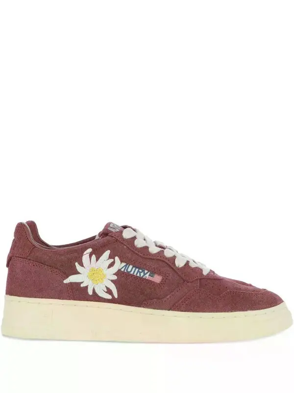 AUTRY Medalist Flower Low Sneakers - Red