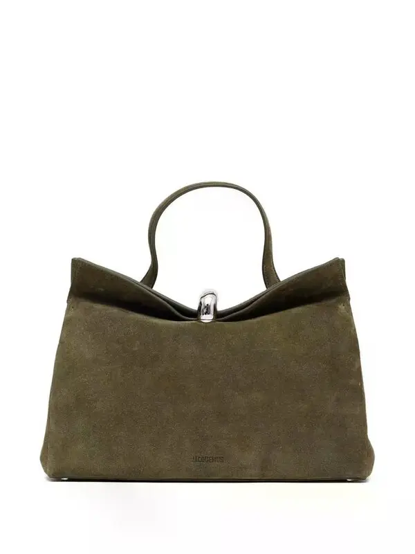 Jacquemus The Valérie Magnetic-closure Tote Bag - Green