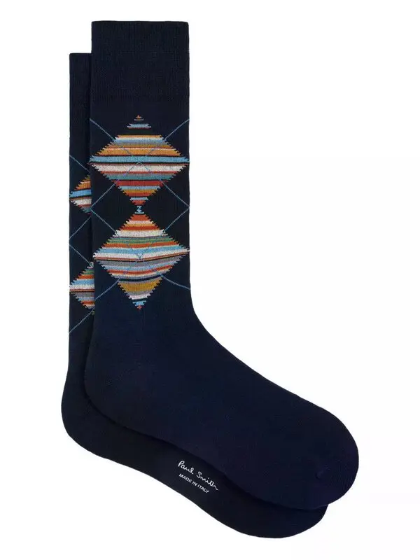 Paul Smith Signature Stripe Socks - Blue
