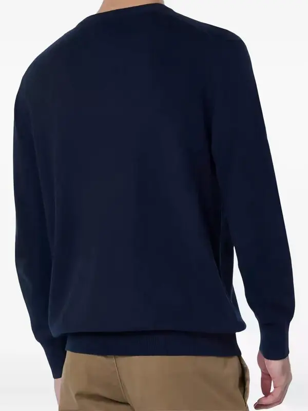 MC2 SAINT BARTH Embroidered Sweater - Blue