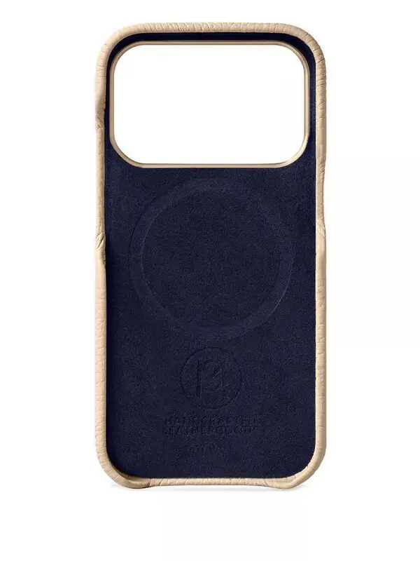 MAISON DE SABRE Leather Iphone 17 Pro Max Case - Neutrals