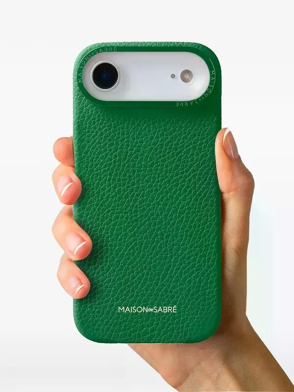 MAISON DE SABRE Logo-lettering Iphone 17 Air Case - Green
