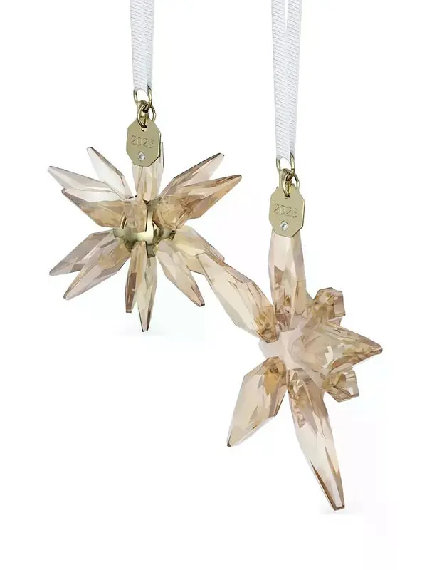 SWAROVSKI Star Crystal Ornament Set