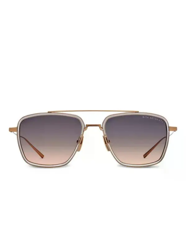 Dita Artoa Navigator-frame Sunglasses - Gold