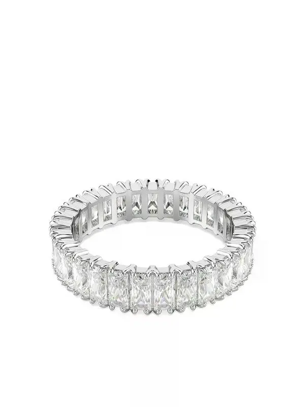 SWAROVSKI Matrix Rectangular-cut Ring - Silver