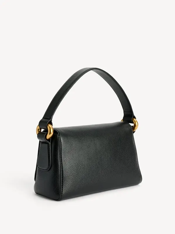 BY MALENE BIRGER Lellie Leather Shoulder Bag - Black