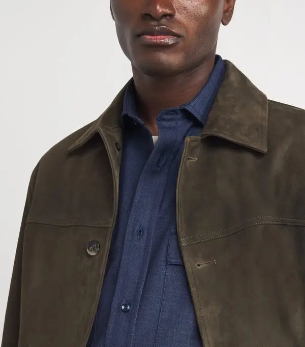 Paul & Shark Wool-silk-linen-blend Overshirt - Navy