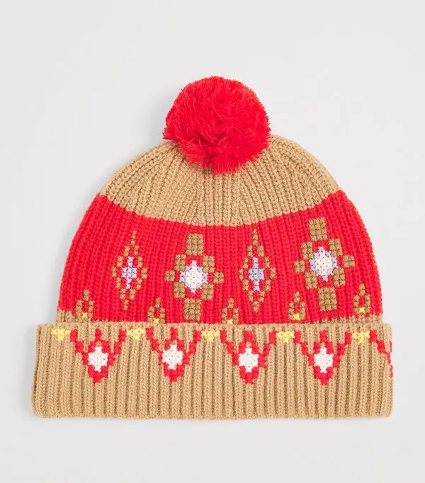 Ami Wool Beanie With Pom-pom