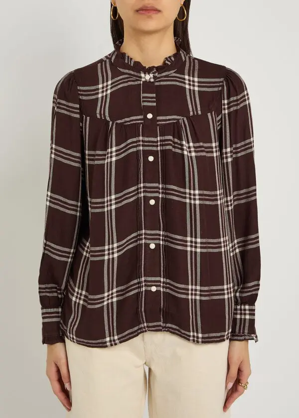 Rails Alanna Plaid Flannel Shirt - Brown
