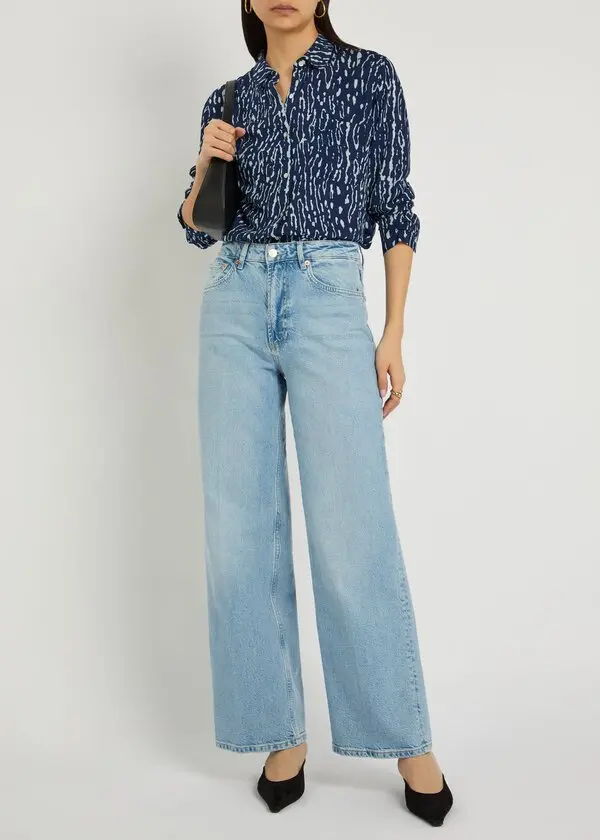 Rails Getty Wide-leg Jeans - Denim