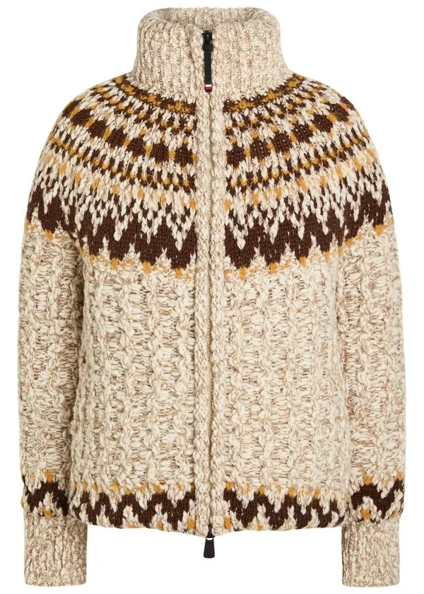 Moncler Fair Isle Wool-blend Jumper