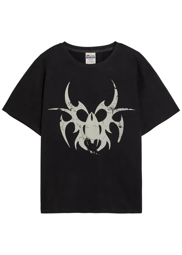 CHEW FOREVER Roach Printed Cotton T-shirt