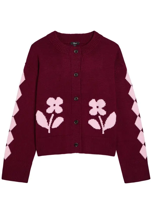 Rails Mavie Embroidered Knit Cardigan