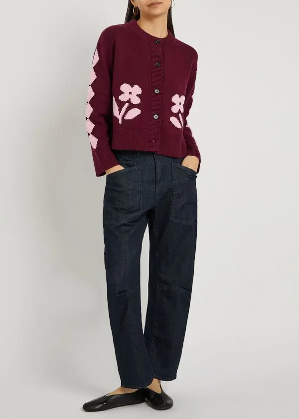Rails Mavie Embroidered Knit Cardigan