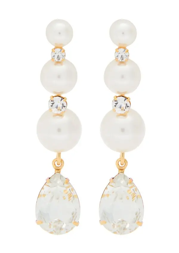 JENNIFER BEHR Corisandre Drop Earrings - Pearl