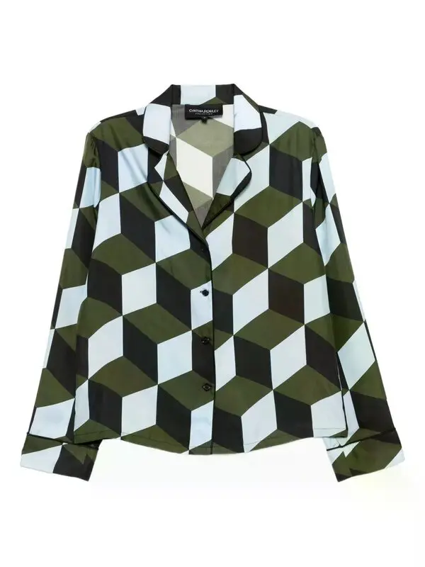 Cynthia Rowley The Illusion Shirt - Blue