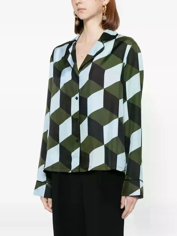 Cynthia Rowley The Illusion Shirt - Blue