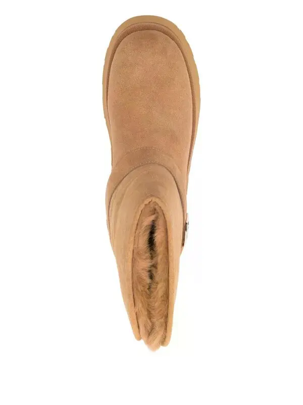 Guess Dolsay Buckle-strap Platform Boots - Brown