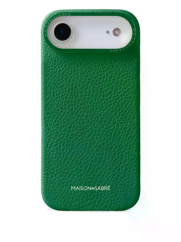 MAISON DE SABRE Logo-lettering Iphone 17 Air Case - Green