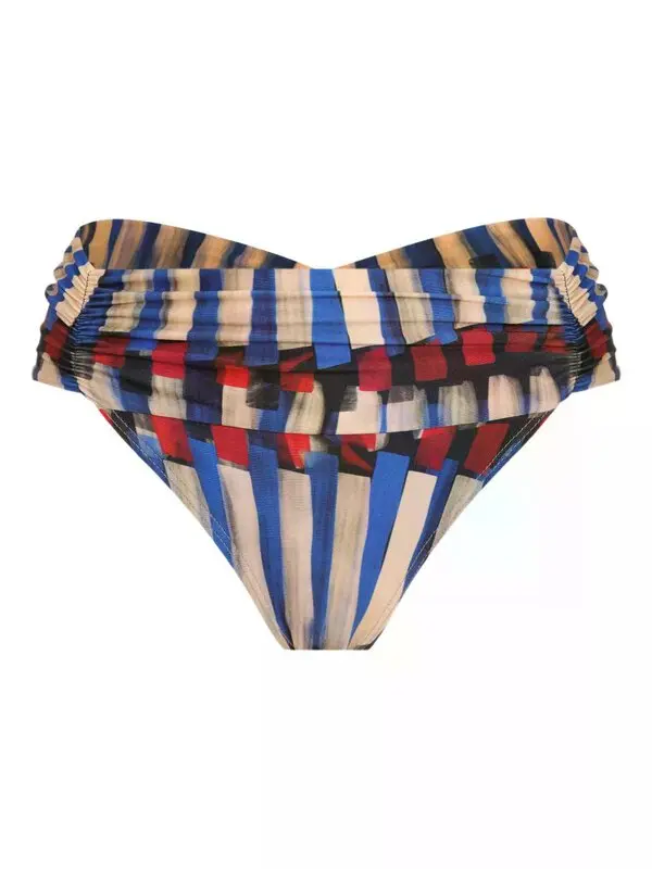 LYGIA & NANNY Jasper Printed Bikini Bottoms - Neutrals