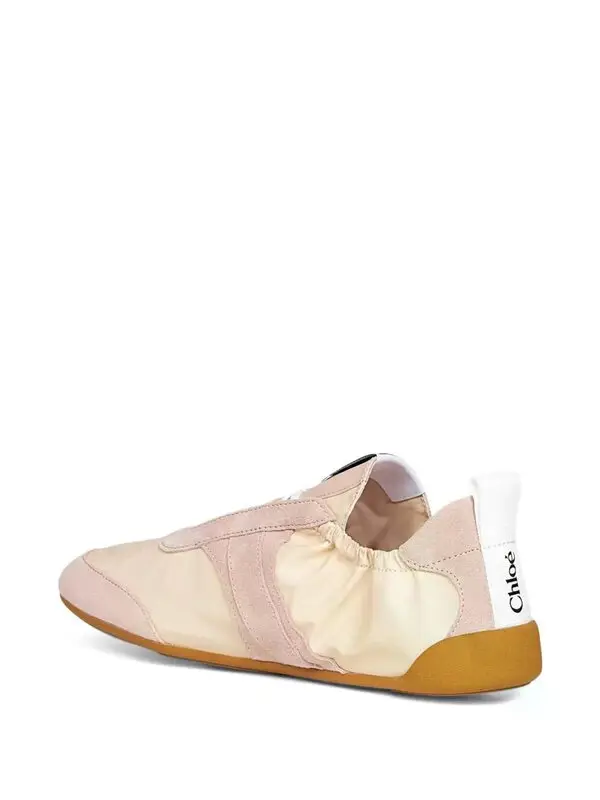 Chloé Kick Panelled Sneakers - Neutrals