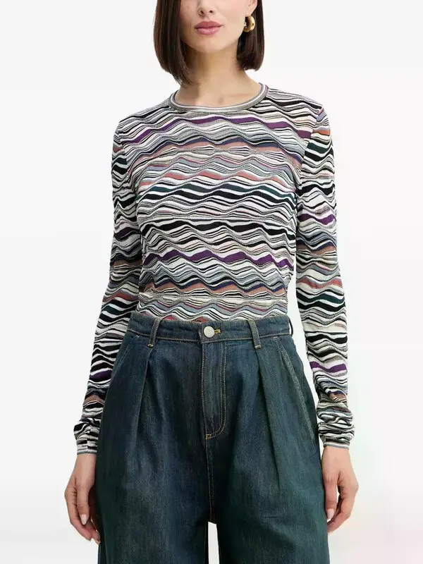 Missoni Wavy Pattern Sweater
