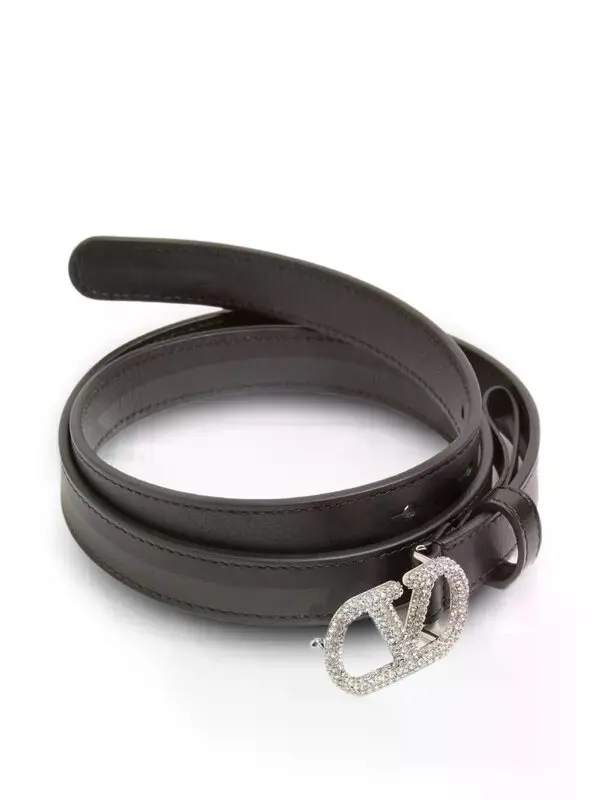 Valentino Garavani Vlogo Signature Crystal Belt