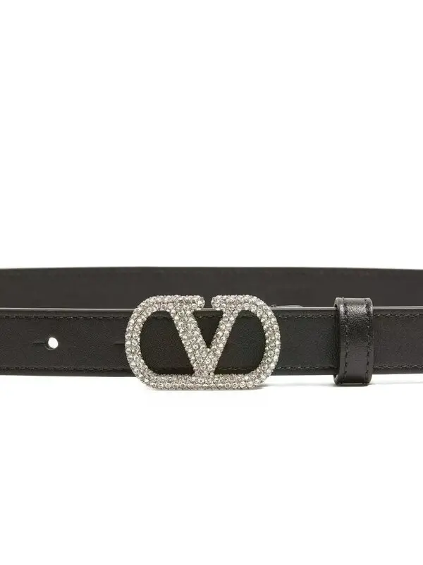 Valentino Garavani Vlogo Signature Crystal Belt