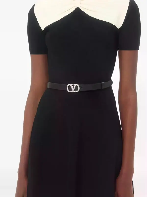 Valentino Garavani Vlogo Signature Crystal Belt