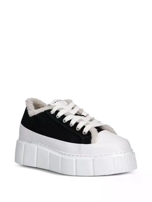 Inuikii Matilda Curly Fleece Platform Sneakers