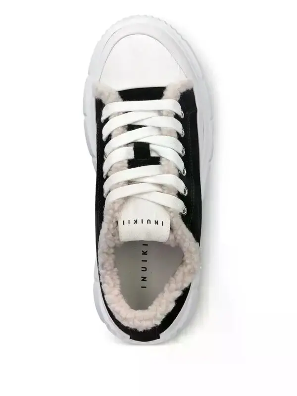Inuikii Matilda Curly Fleece Platform Sneakers