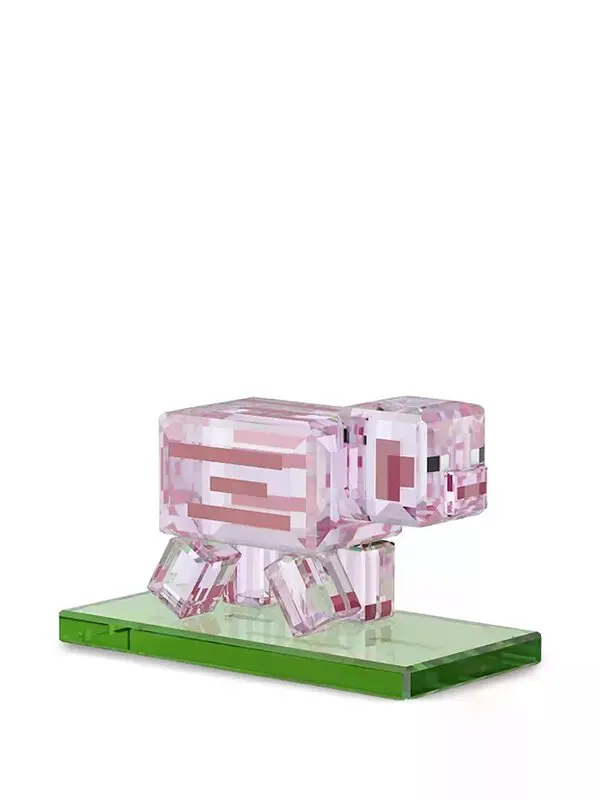 SWAROVSKI Minecraft Pig Ornament - Pink