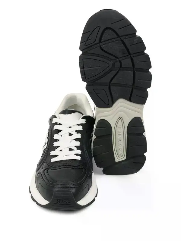 Karl Lagerfeld Logo Leather Sneakers