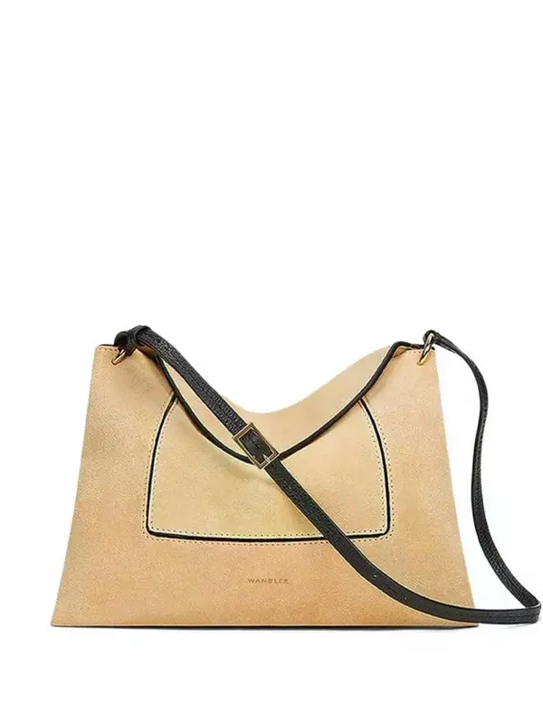 WANDLER Penelope Slouch Crossbody Bag - Neutrals