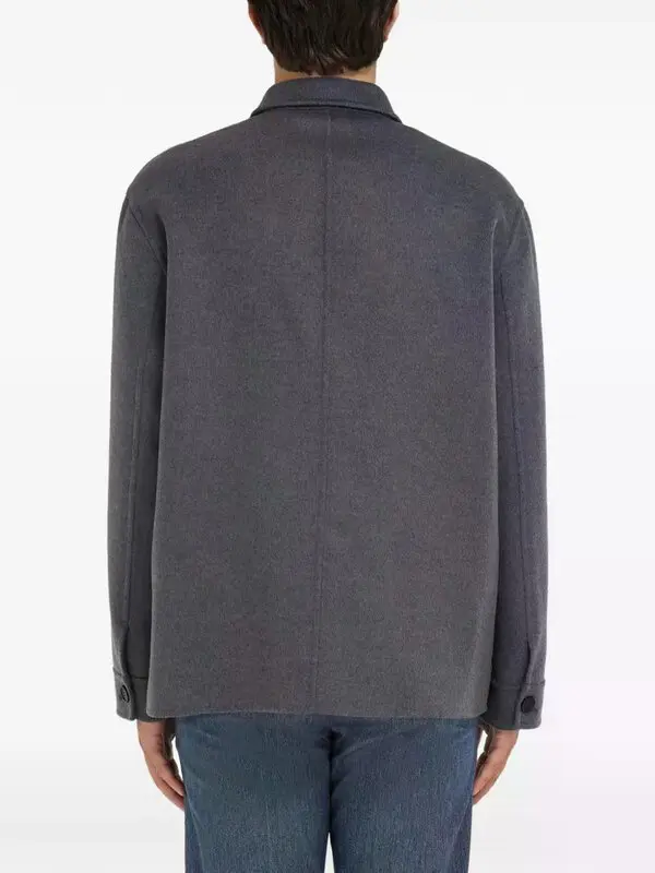 FERRAGAMO Button Patch Shirt Jacket
