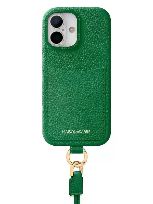 MAISON DE SABRE The Sling Card-slot Iphone 17 Case - Green